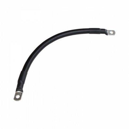 30cm 35mm2 heavy duty black battery cable link with eyelets to connect ...