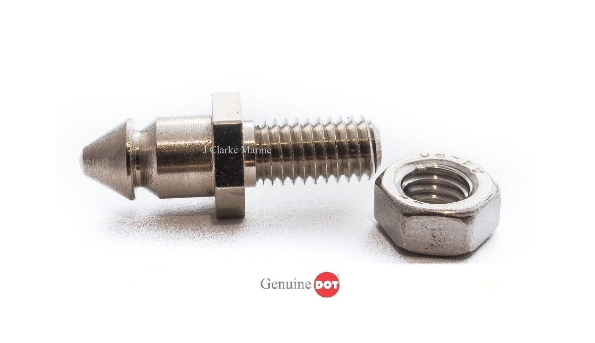 Lift the dot threaded stud fastener and nut M5 x 10mm machine thread ...