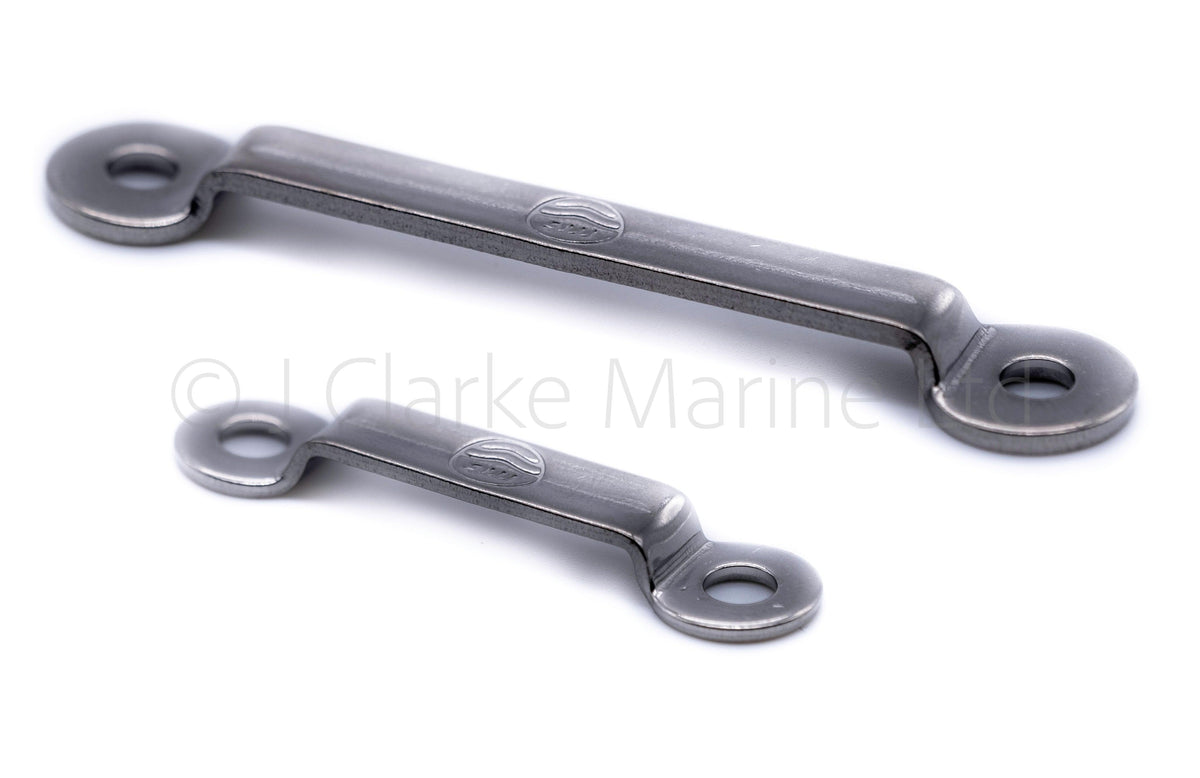 Stainless steel 25mm 50mm webbing bridge boat sprayhood footmans ...