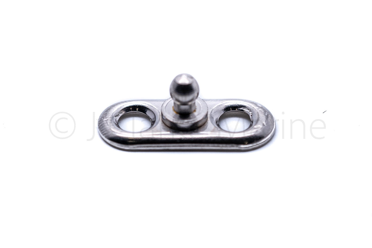 Tenax fastener button and 2 hole base set – Solarika.co.uk